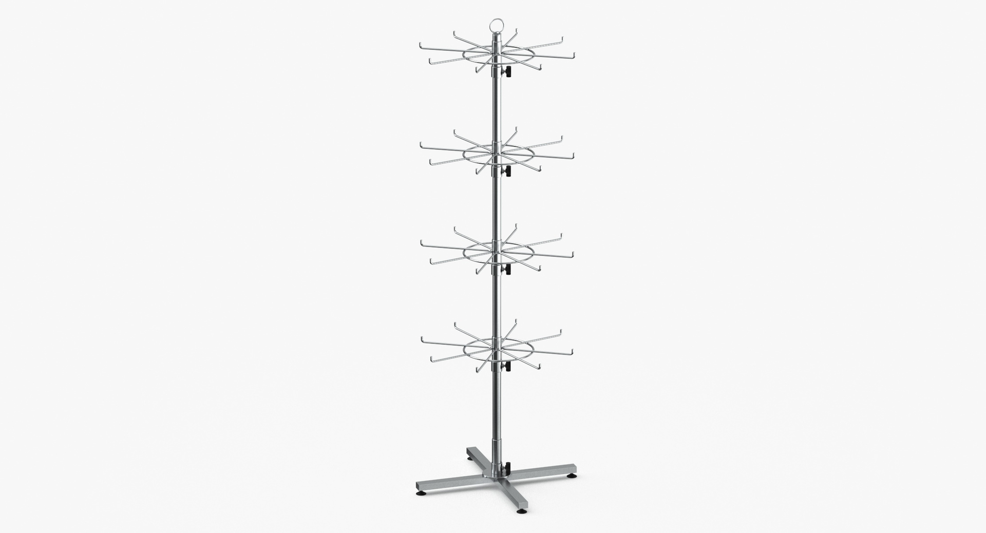 Spinning Rack Type 01 Metal Black and White model - TurboSquid 1952753