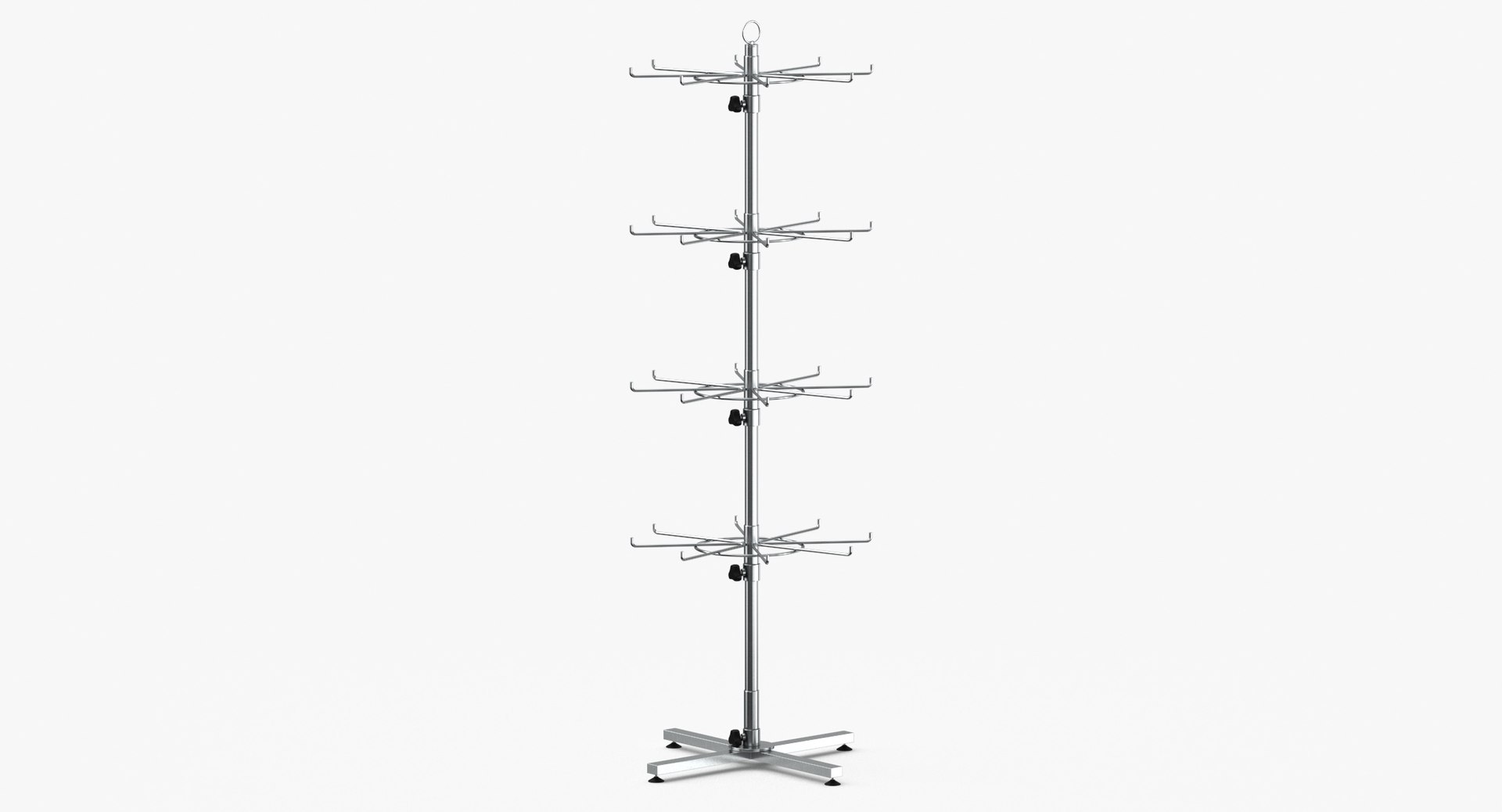 Spinning Rack Type 01 Metal Black and White model - TurboSquid 1952753