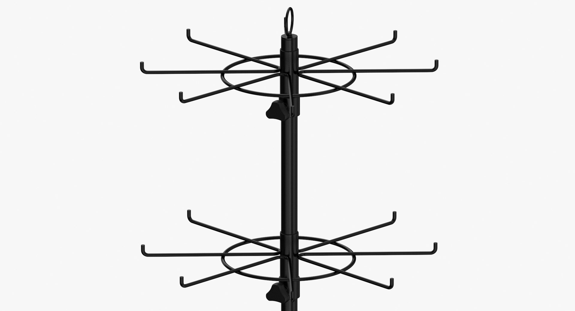 Spinning Rack Type 01 Metal Black and White model - TurboSquid 1952753