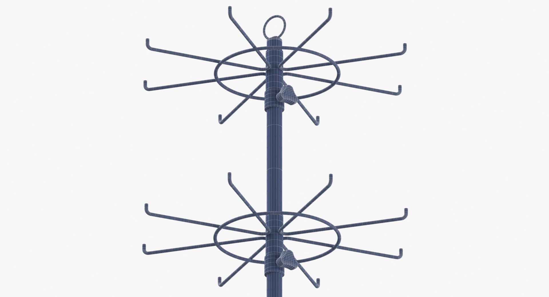 Spinning Rack Type 01 Metal Black and White model - TurboSquid 1952753