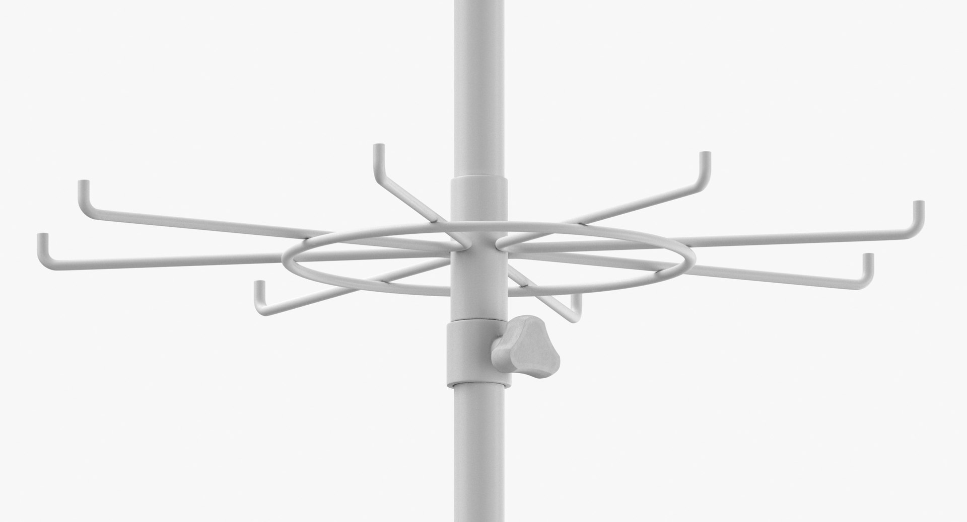 Spinning Rack Type 01 Metal Black and White model - TurboSquid 1952753