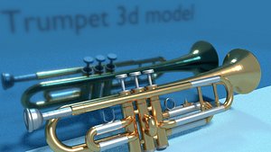 3D Trumpet Models - Browse & Download Formats - TurboSquid