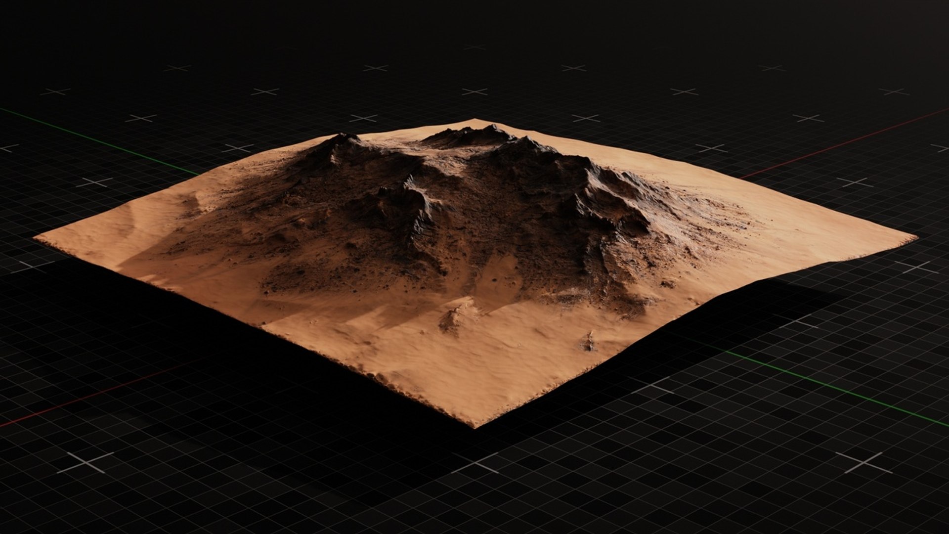 3D Model Mars Terrain Pack - TurboSquid 2385017