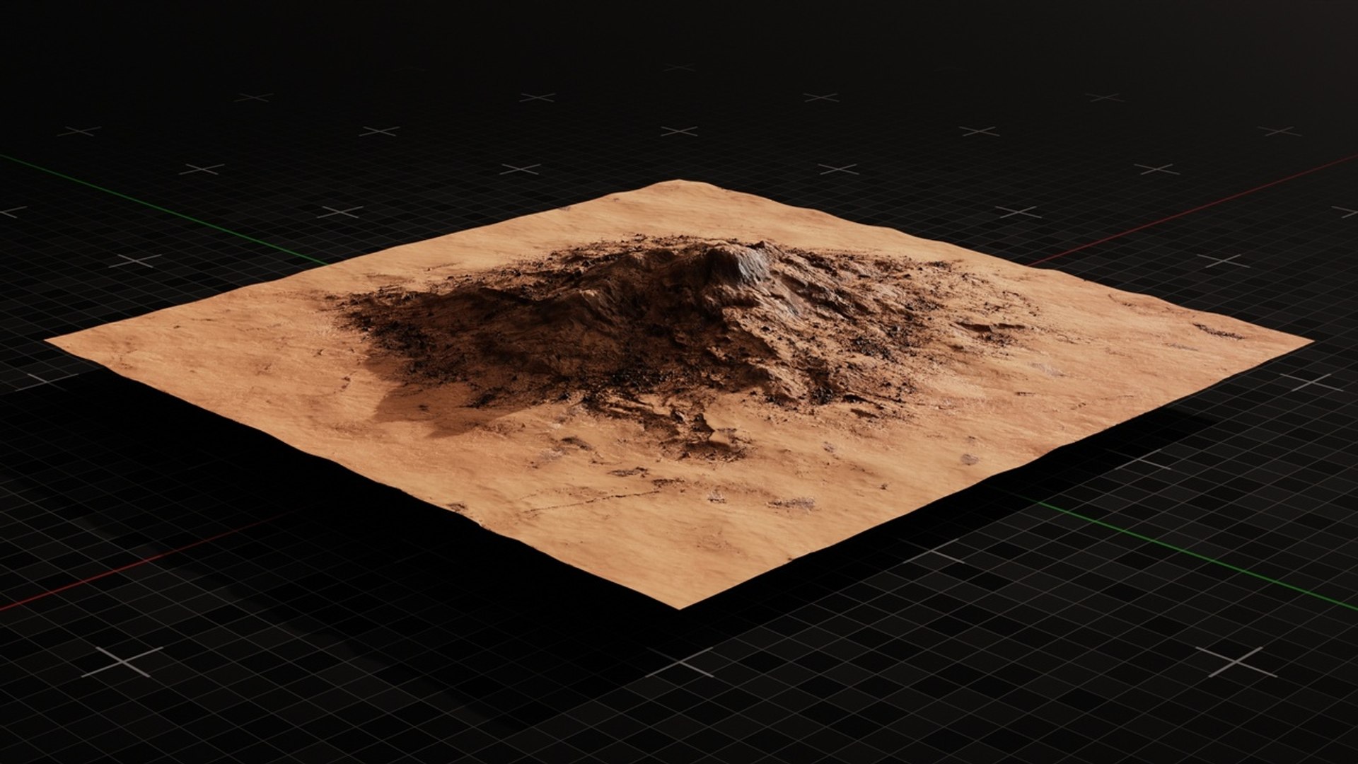3D Model Mars Terrain Pack - TurboSquid 2385017