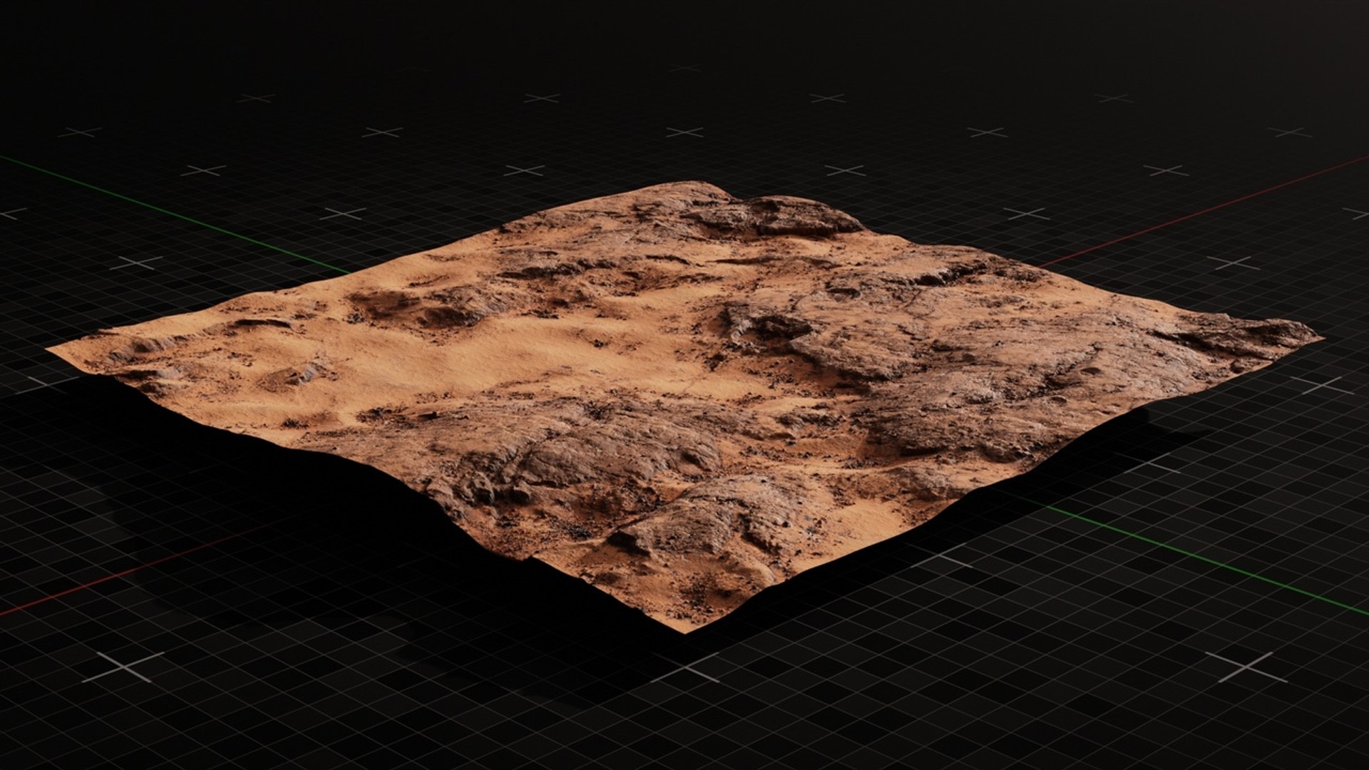 3D Model Mars Terrain Pack - TurboSquid 2385017