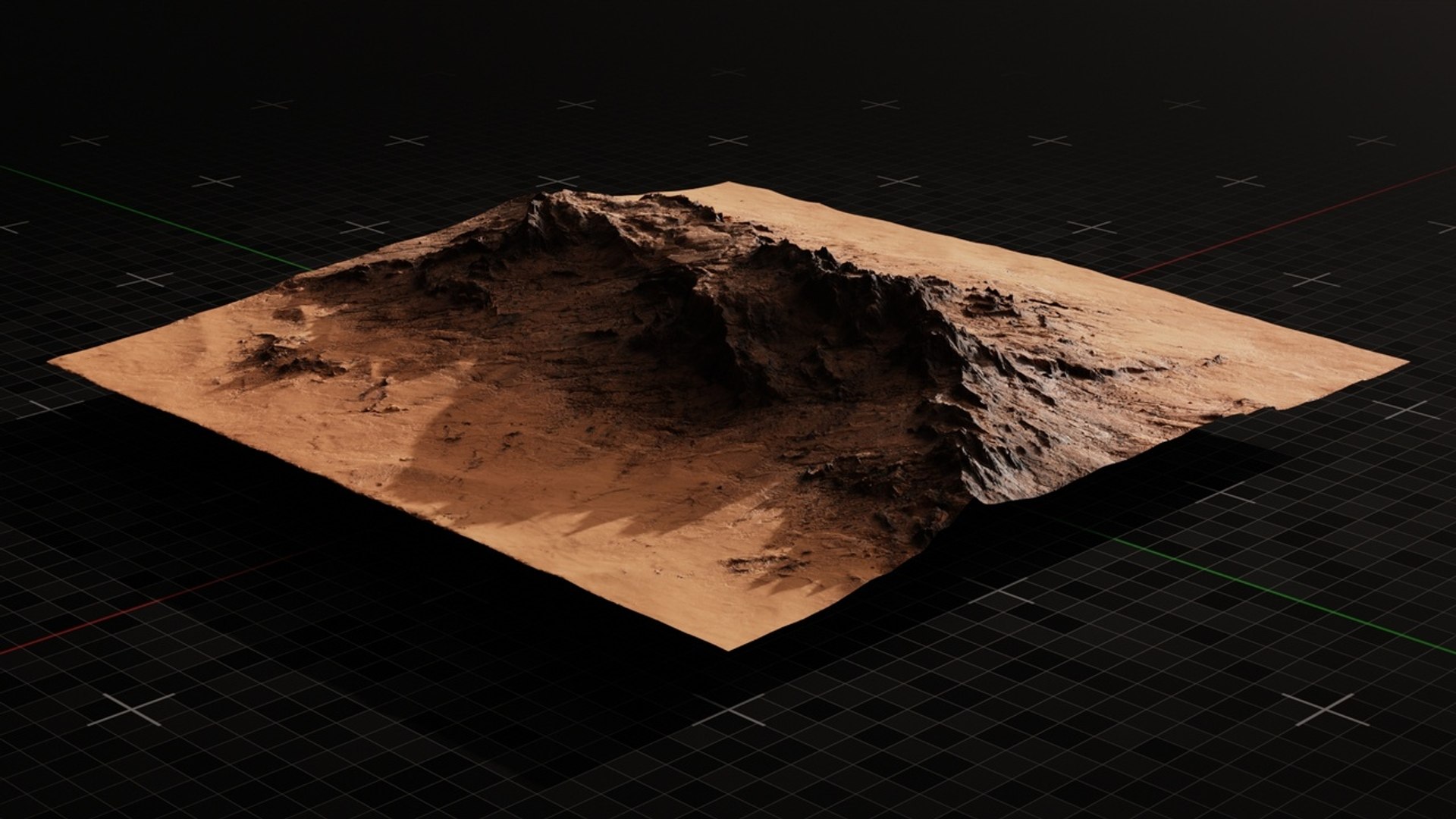 3D Model Mars Terrain Pack - TurboSquid 2385017