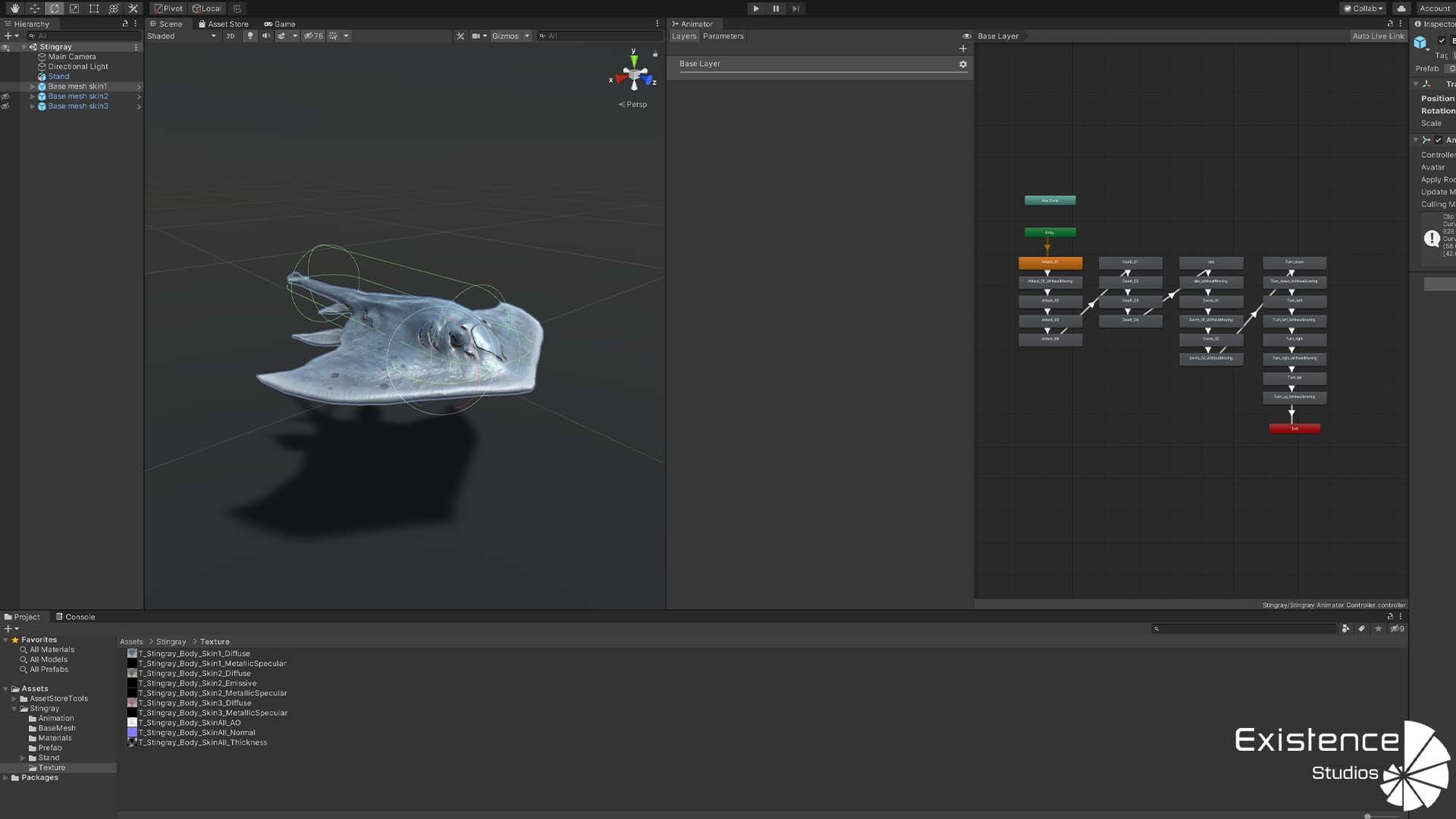 3D Model Ocean Monster Fish Pack - Horror Fish 3d Models - Low Poly ...