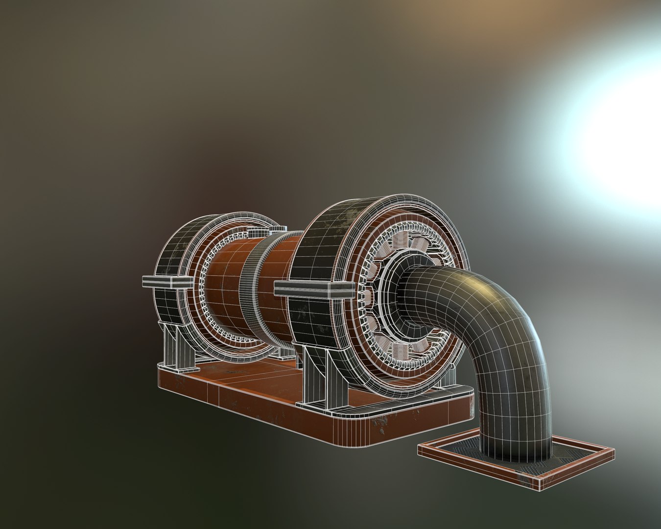 3D Power Generator Model - TurboSquid 1937251