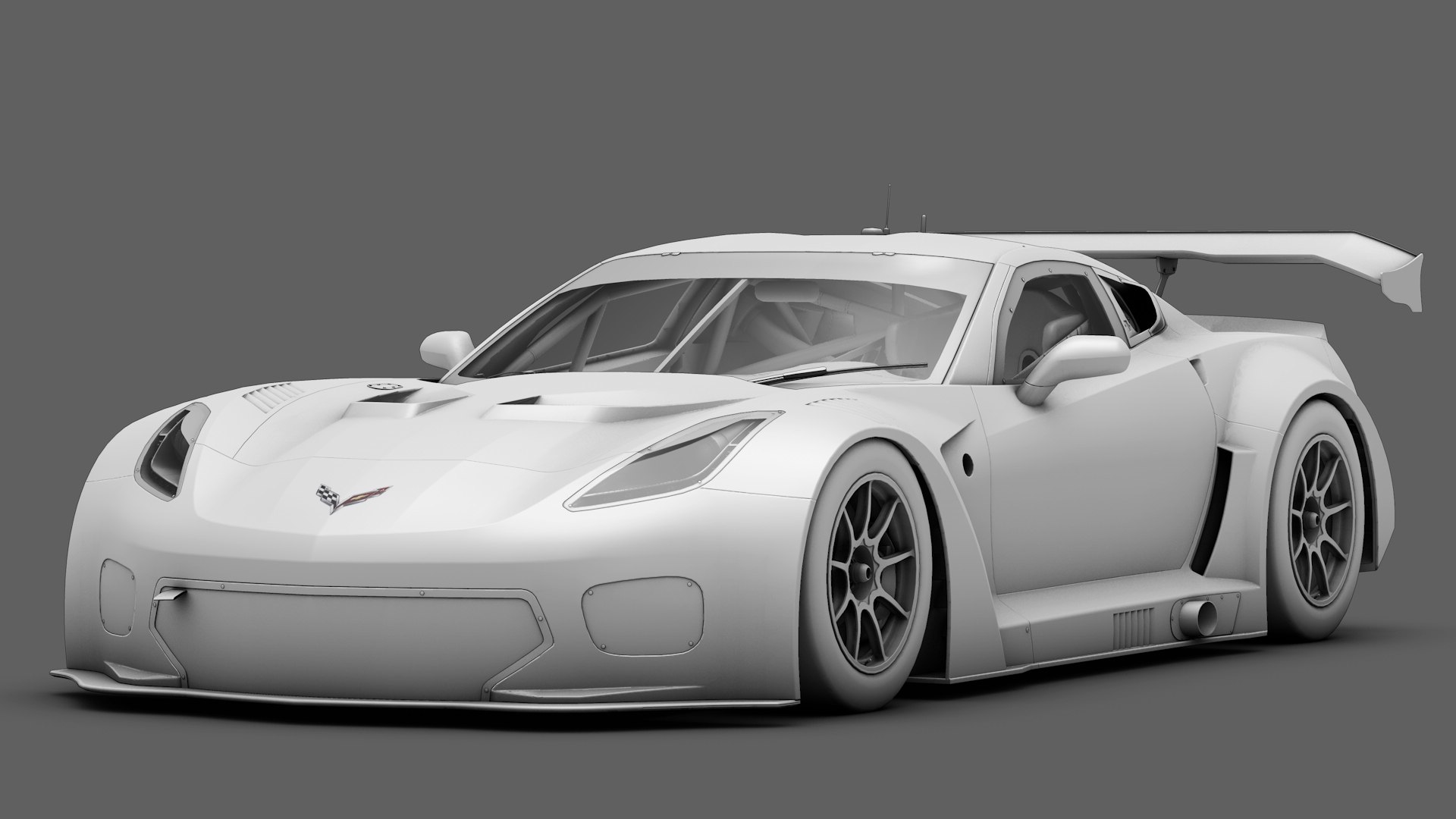 3D Chevrolet Corvette C7 GT-R GT3 GTLM Model - TurboSquid 2016074