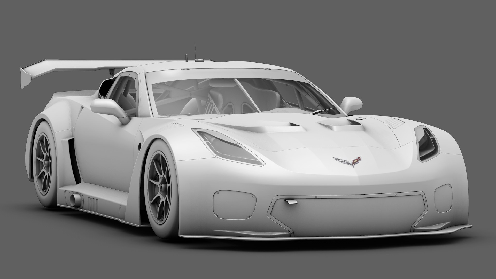 3D Chevrolet Corvette C7 GT-R GT3 GTLM Model - TurboSquid 2016074