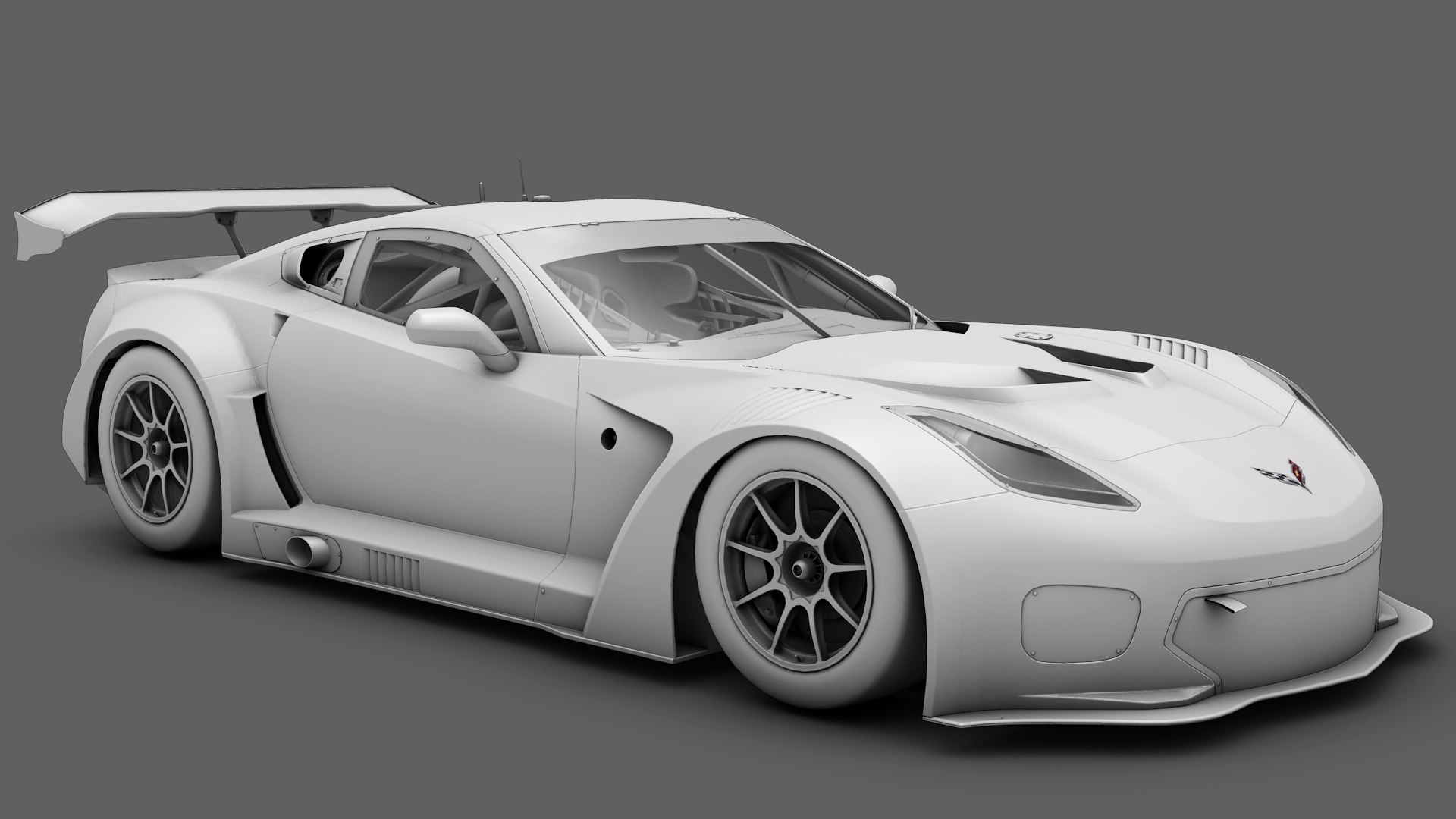 3D Chevrolet Corvette C7 GT-R GT3 GTLM Model - TurboSquid 2016074