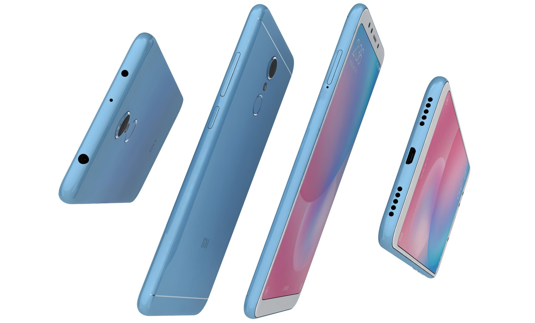 Xiaomi redmi 5 colors 3D model - TurboSquid 1257425