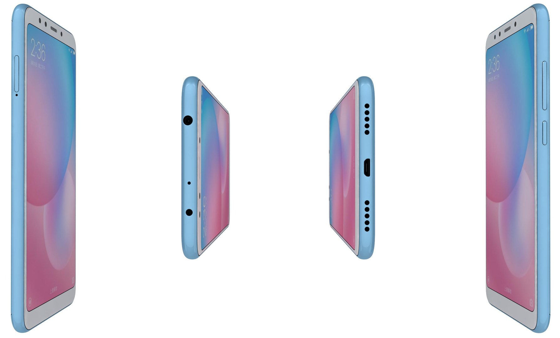 Xiaomi redmi 5 colors 3D model - TurboSquid 1257425