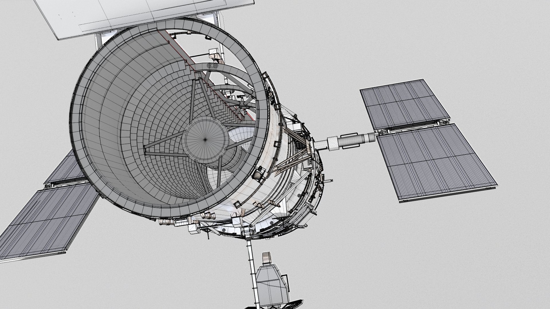 3D Model Hubble Telescope Scope - TurboSquid 1529465