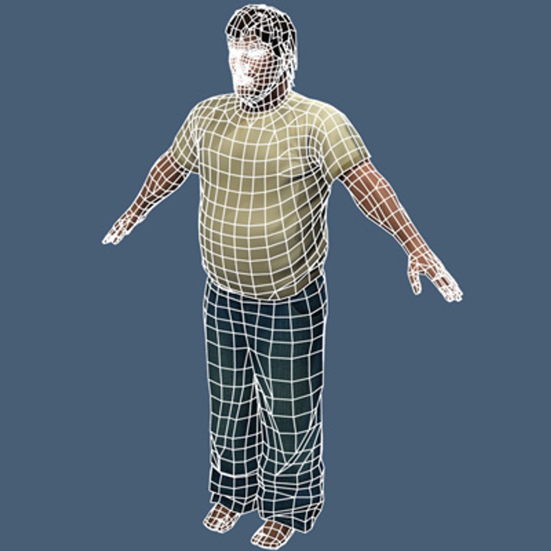 3d Next-gen Fat Guy