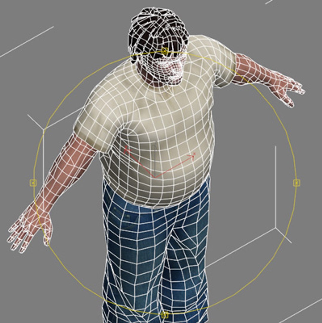 3d Next-gen Fat Guy