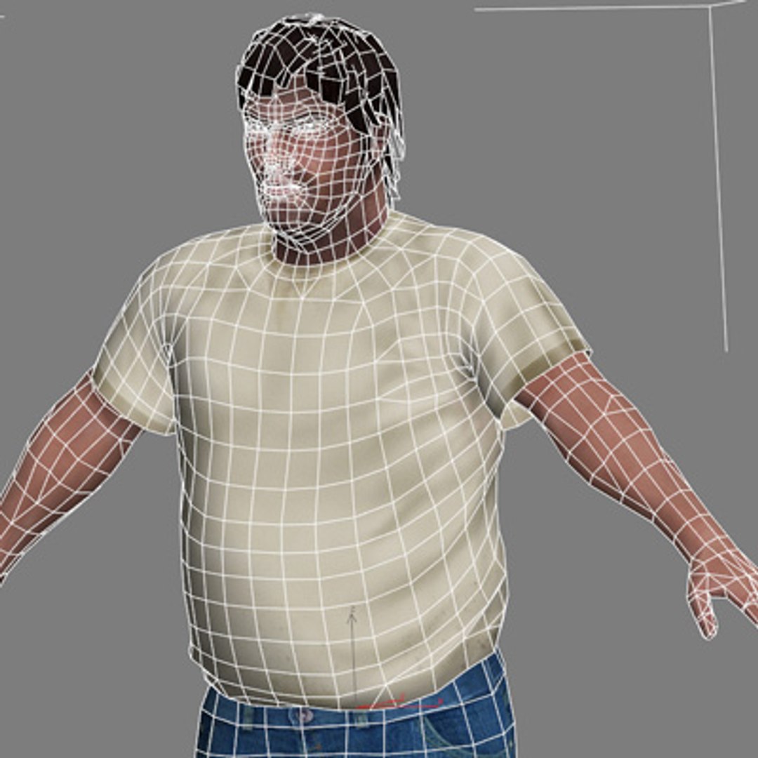 3d Next-gen Fat Guy
