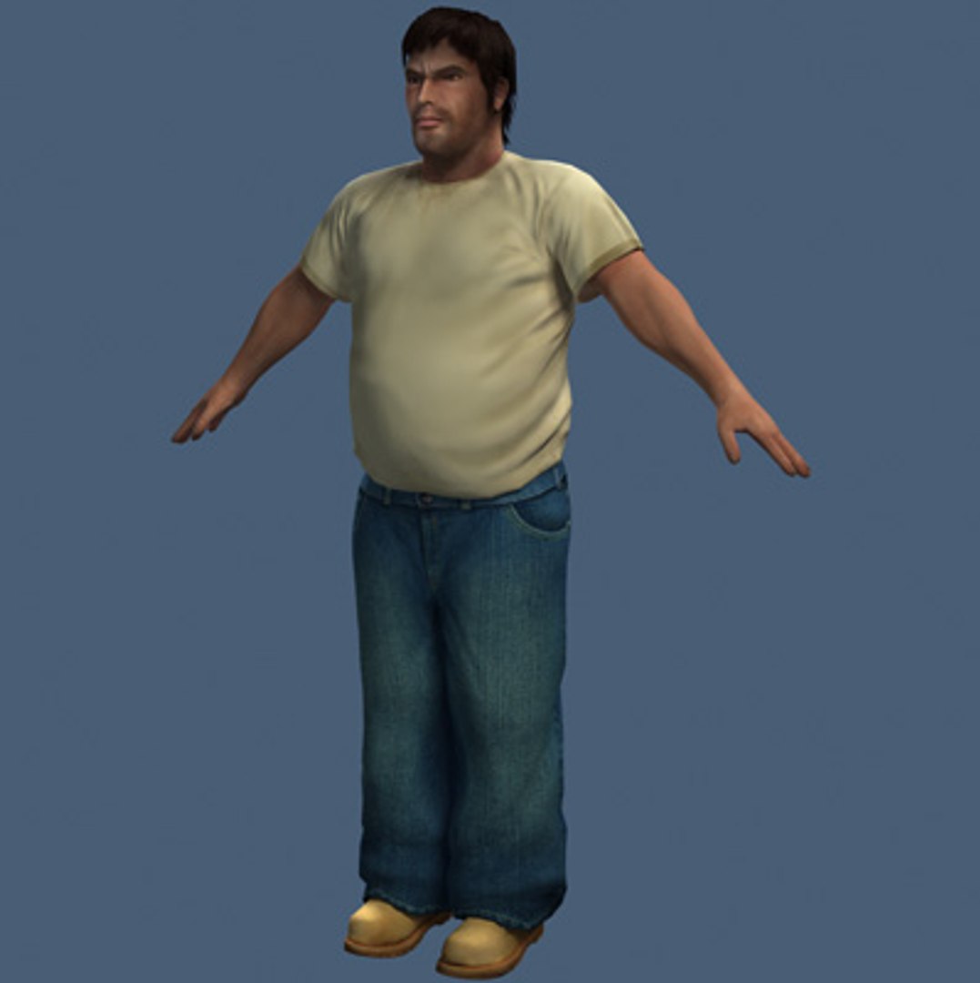 3d Next-gen Fat Guy