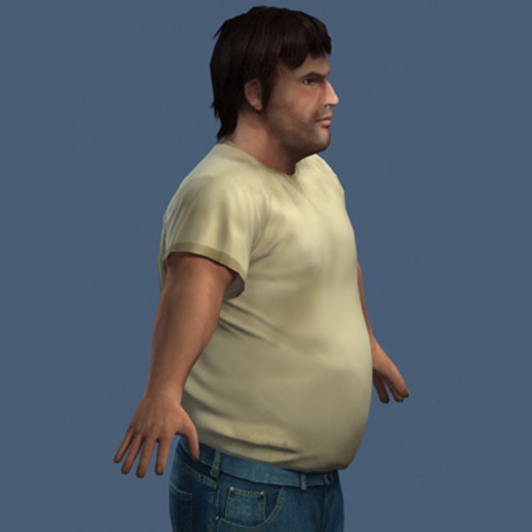 3d Next-gen Fat Guy