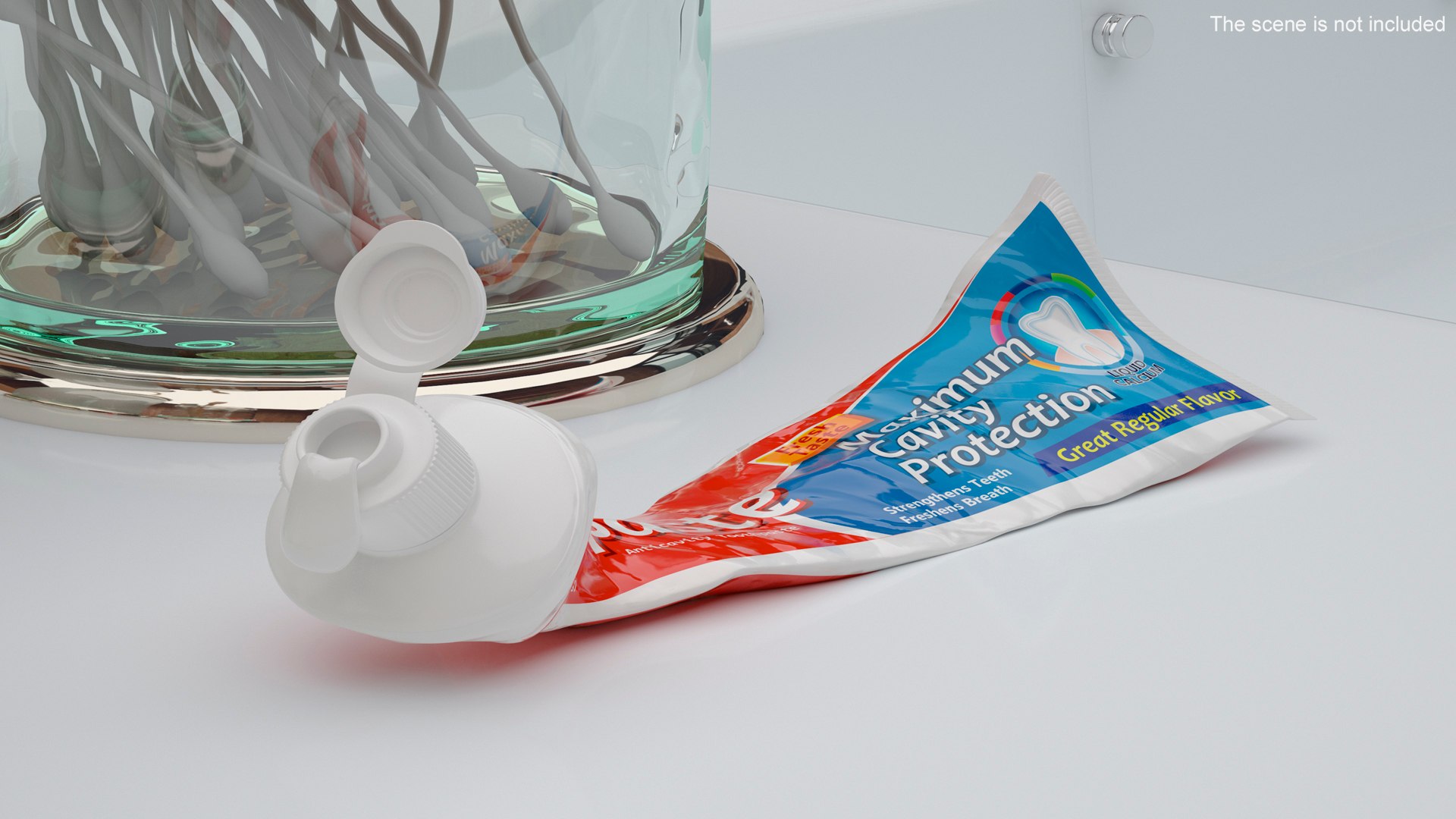 3D Used Toothpaste Tube model - TurboSquid 2091358