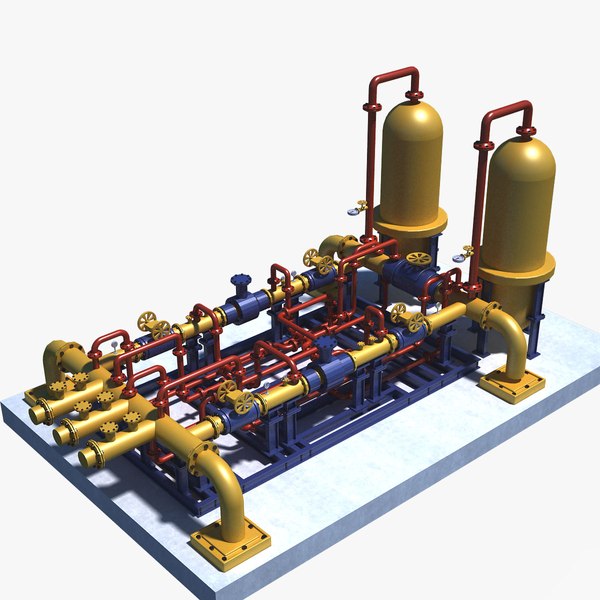 3D Metering skid 01 model - TurboSquid 1964082