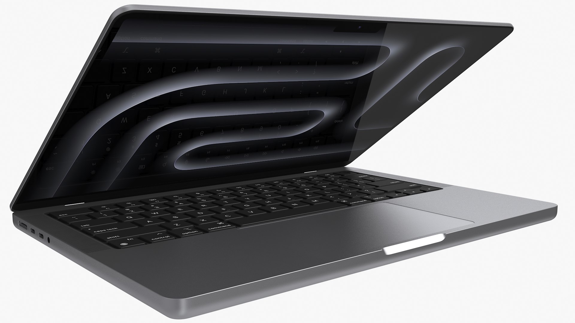 3D Model Apple MacBook Pro 14 M3 2023 Space Gray Rigged - TurboSquid ...