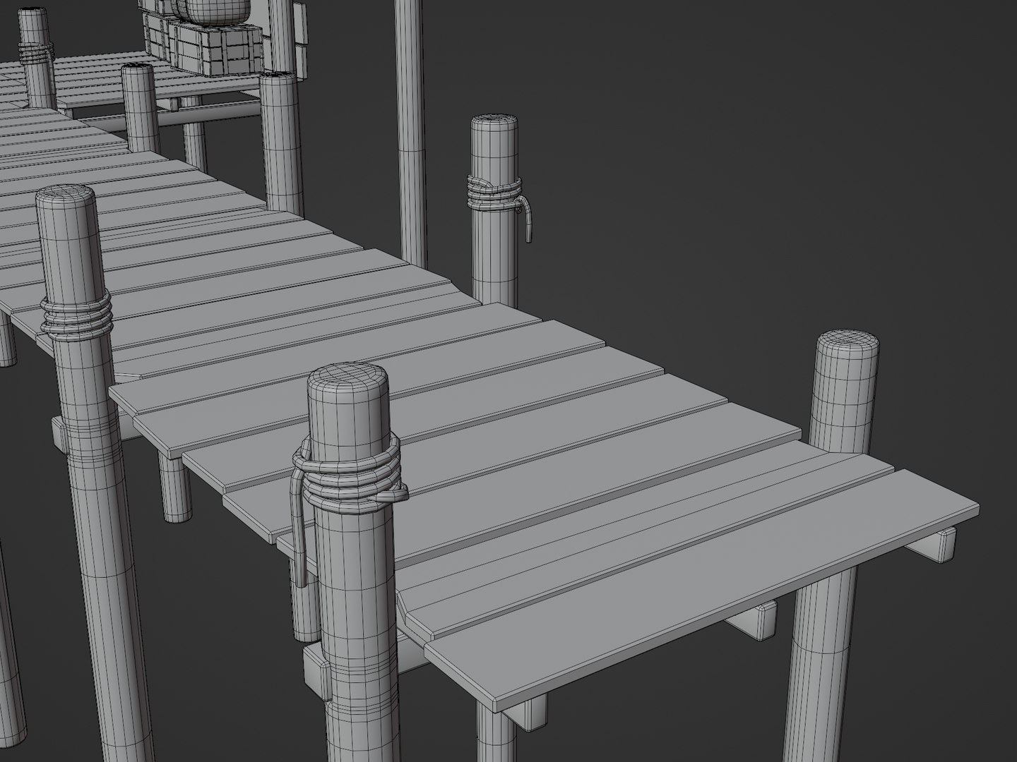 3D Wooden Docks - TurboSquid 2350043