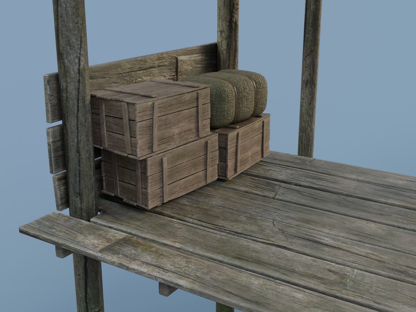 3D Wooden Docks - TurboSquid 2350043