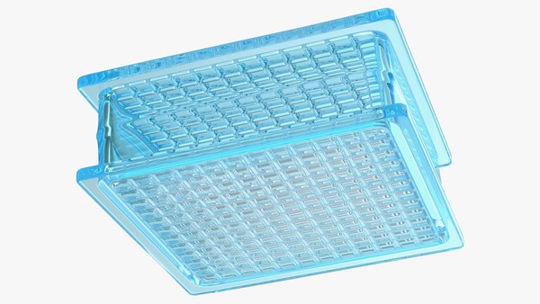 3D Quadra Glass Block Blue - TurboSquid 1830798