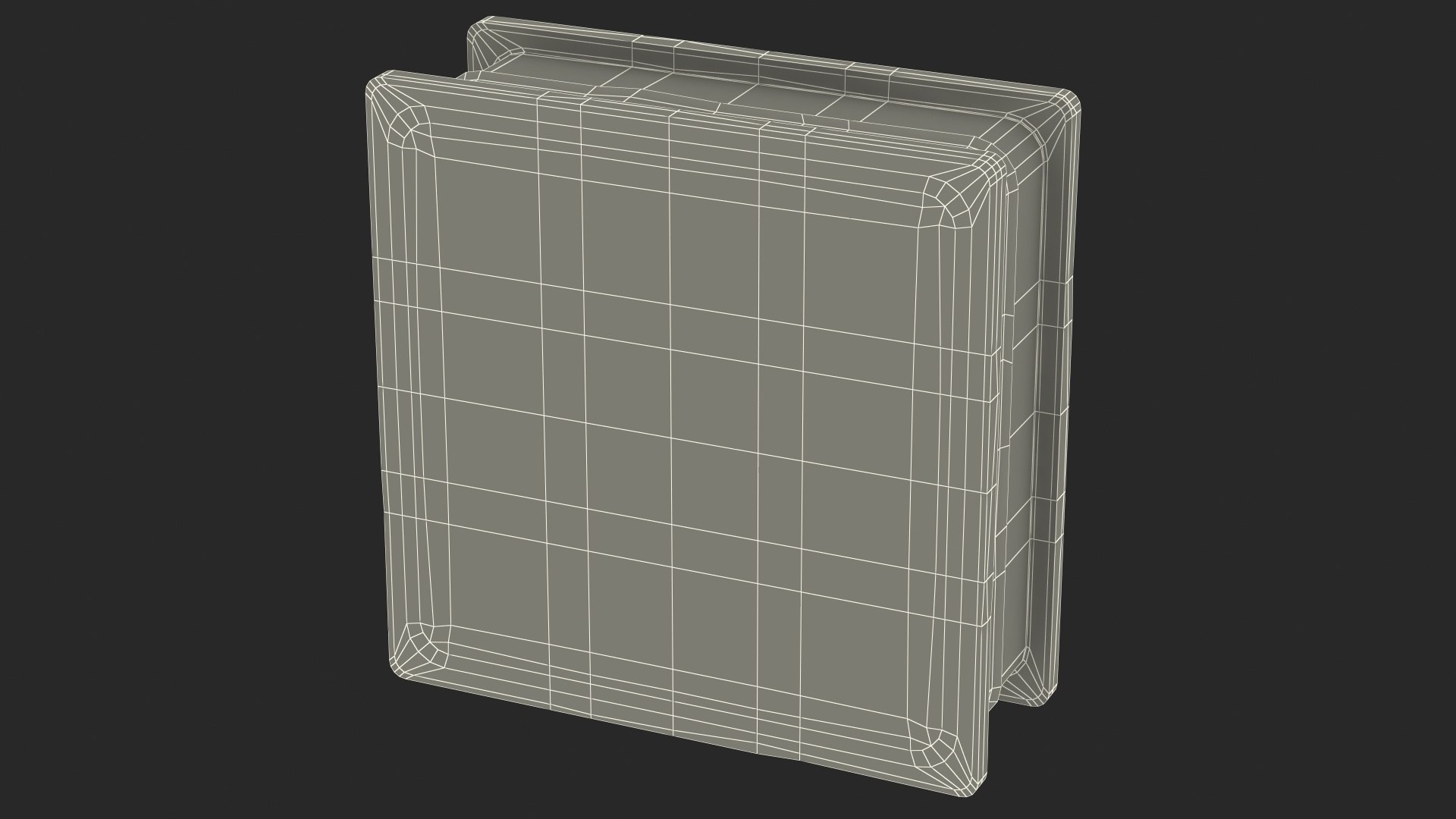 3D Quadra Glass Block Blue - TurboSquid 1830798
