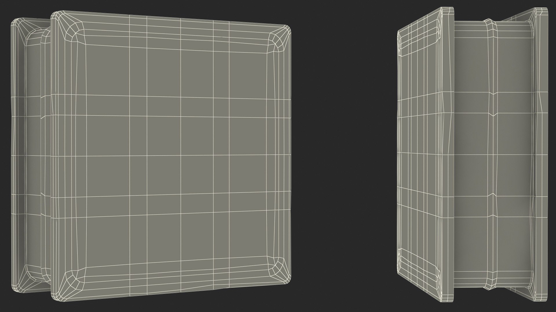 3D Quadra Glass Block Blue - TurboSquid 1830798