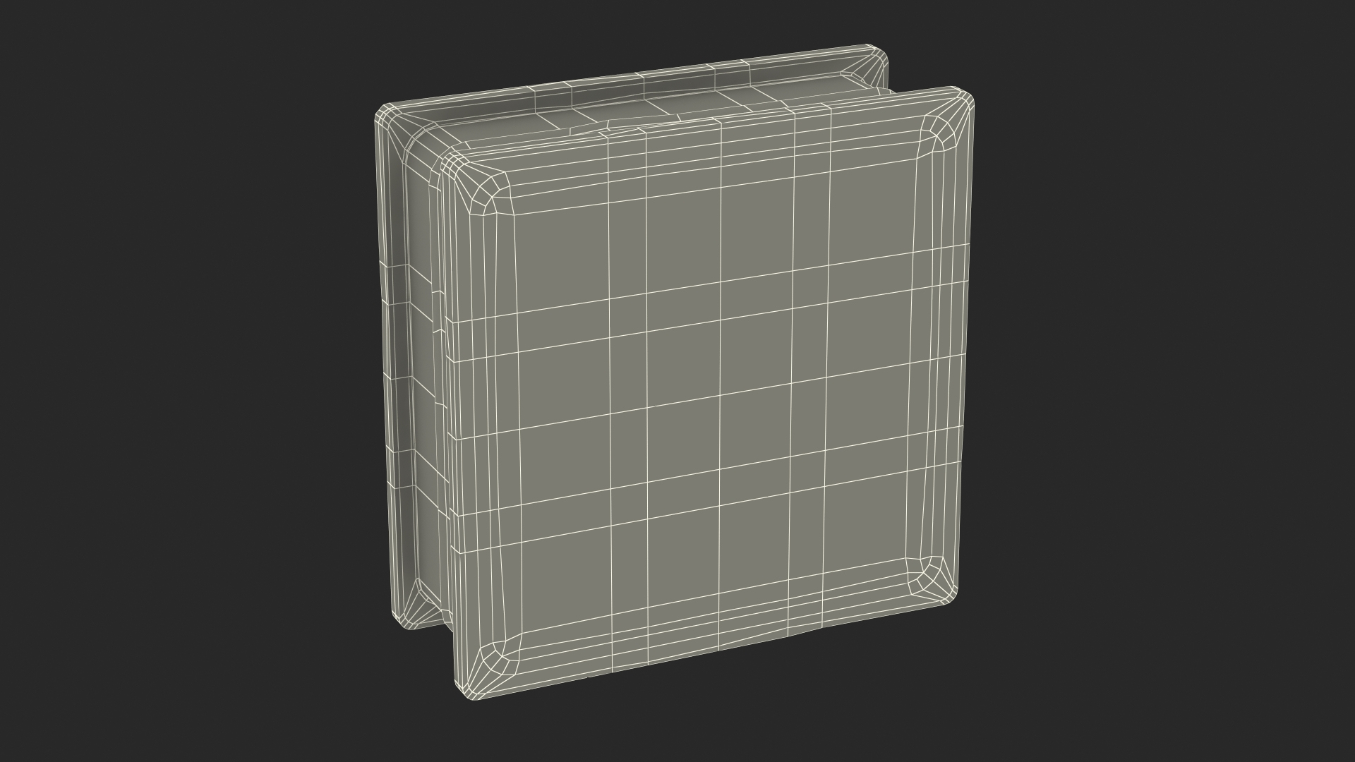 3D Quadra Glass Block Blue - TurboSquid 1830798