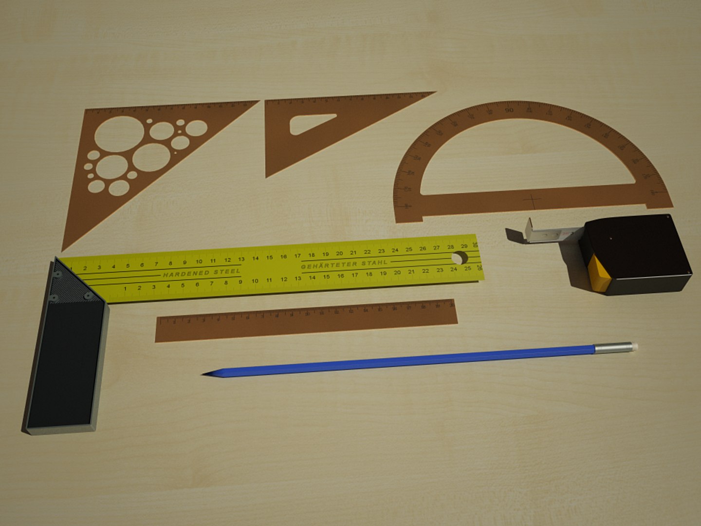 Pack Measures 3d 3ds