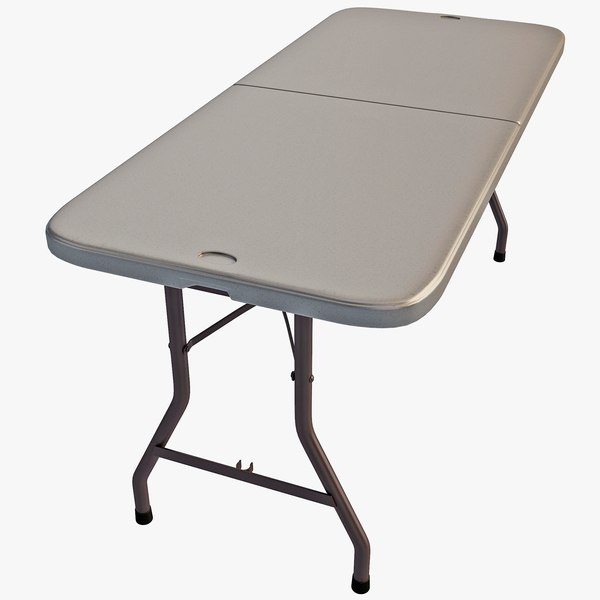 3d center folding table model
