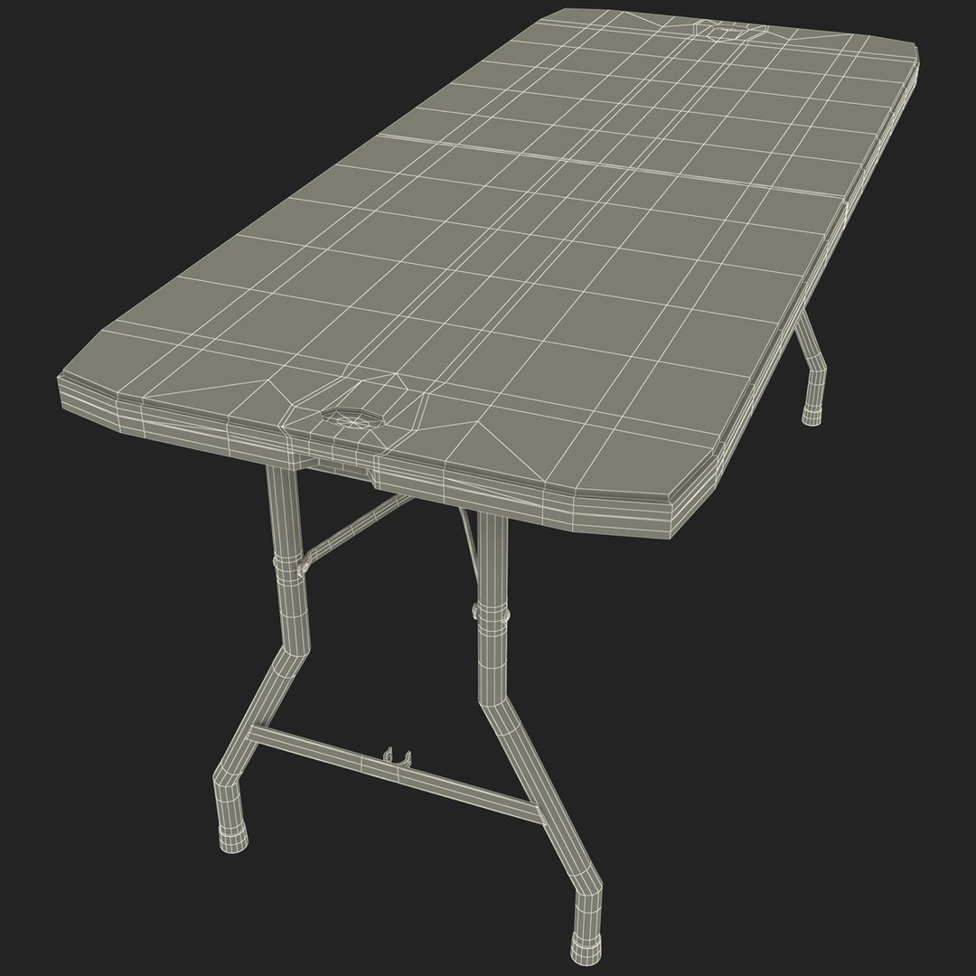 3d Model Fold Multipurpose Table