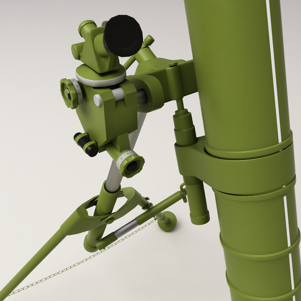 3d model mortar 2b14 podnos 82mm