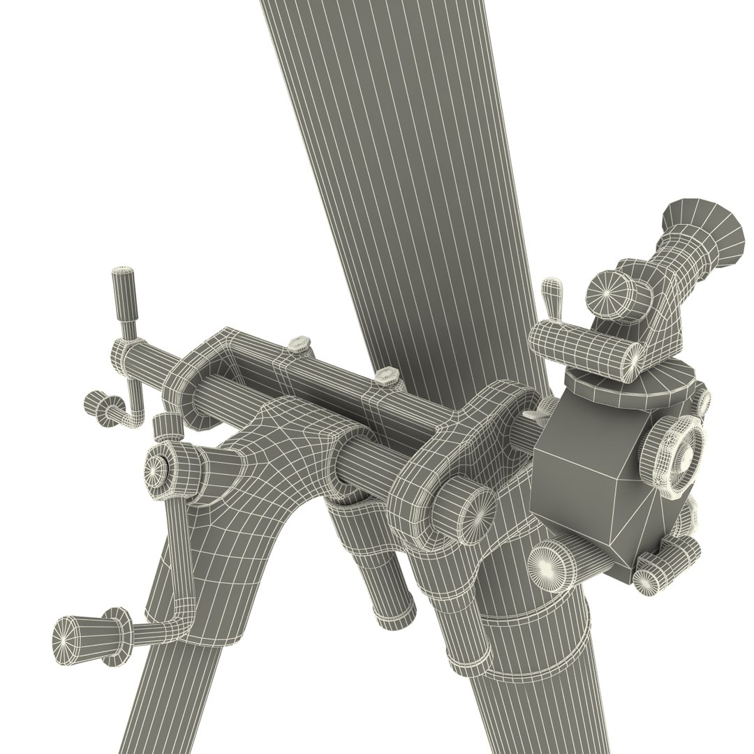 3d model mortar 2b14 podnos 82mm