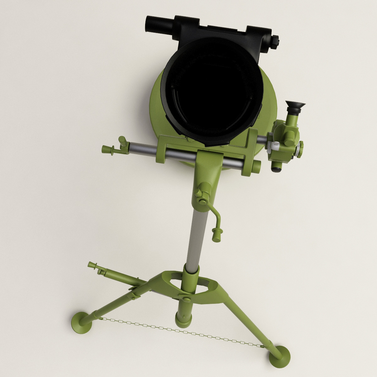 3d model mortar 2b14 podnos 82mm