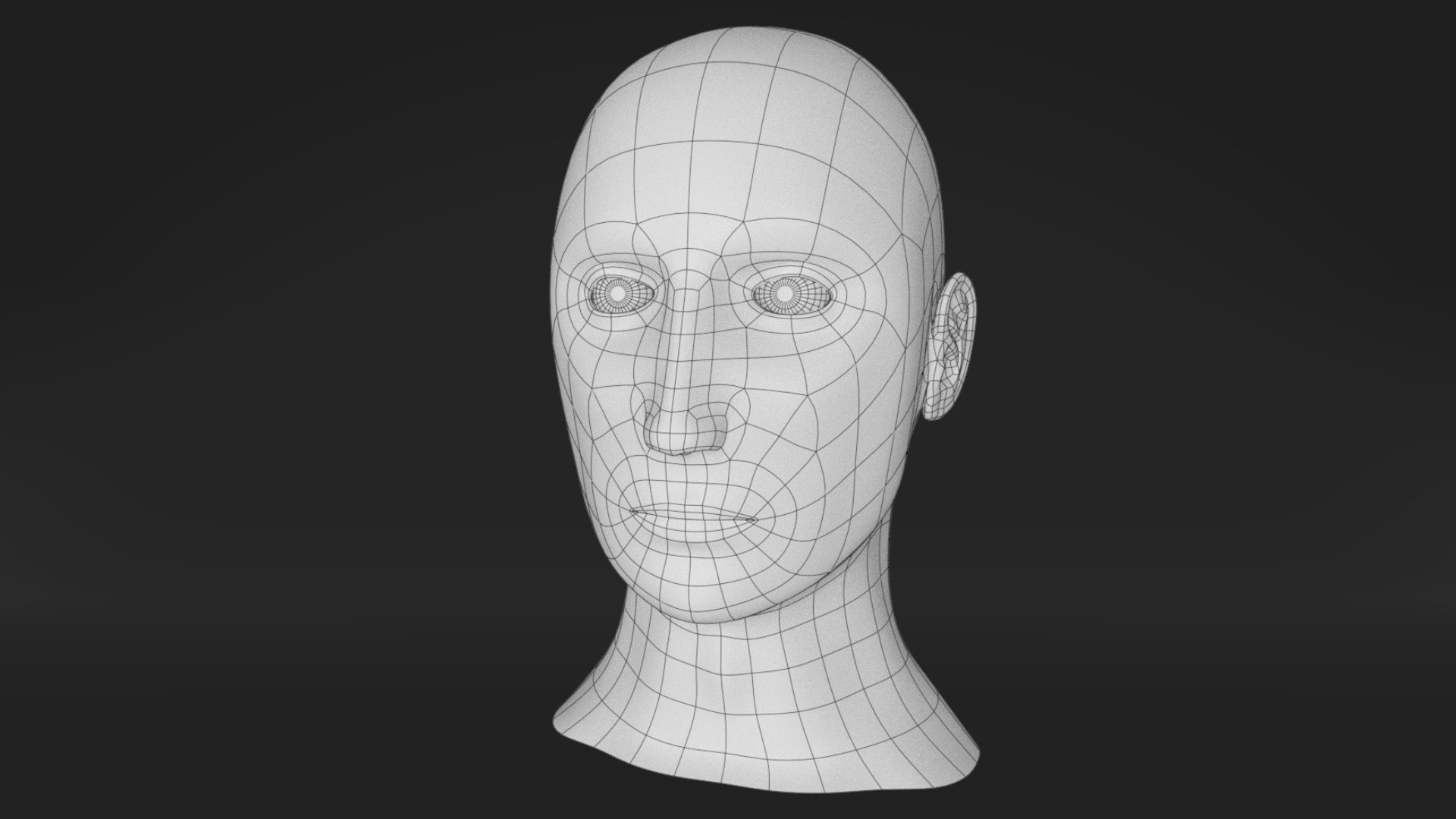 Head Base Mesh Model - TurboSquid 1201463