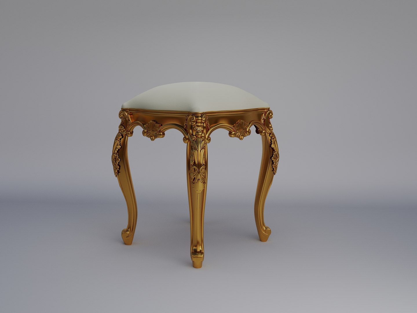3D Shilpi Handicrafts Royal Stool model - TurboSquid 2081008