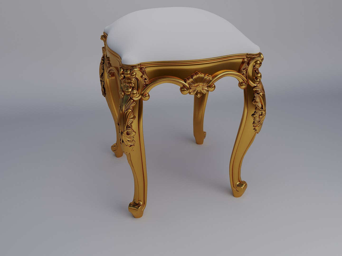 3D Shilpi Handicrafts Royal Stool model - TurboSquid 2081008