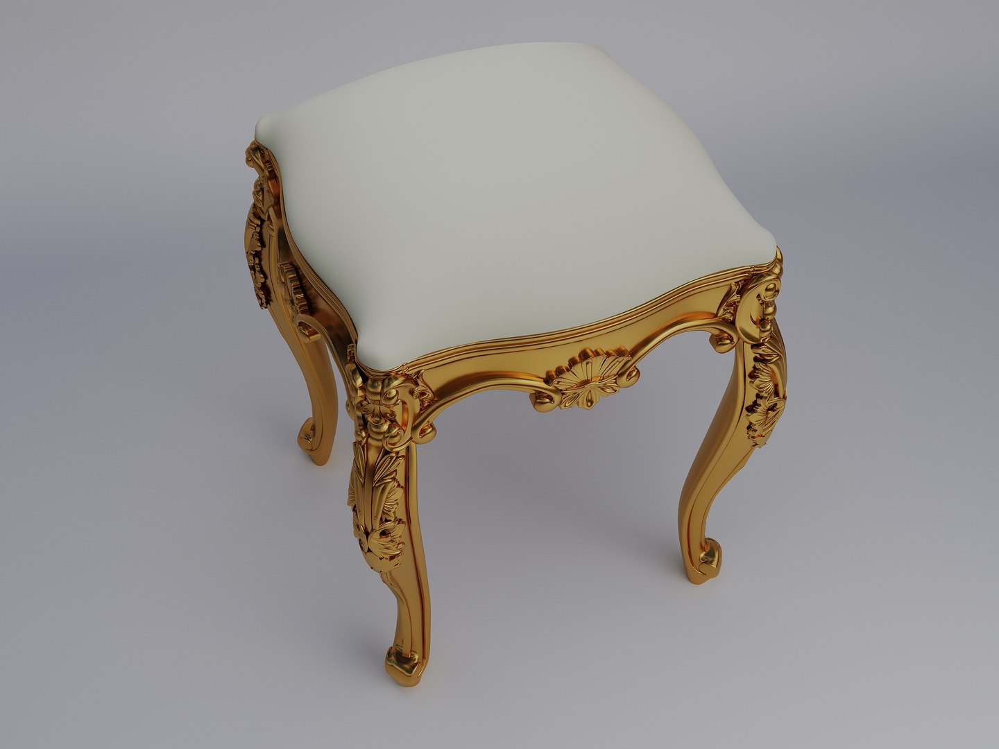 3D Shilpi Handicrafts Royal Stool model - TurboSquid 2081008