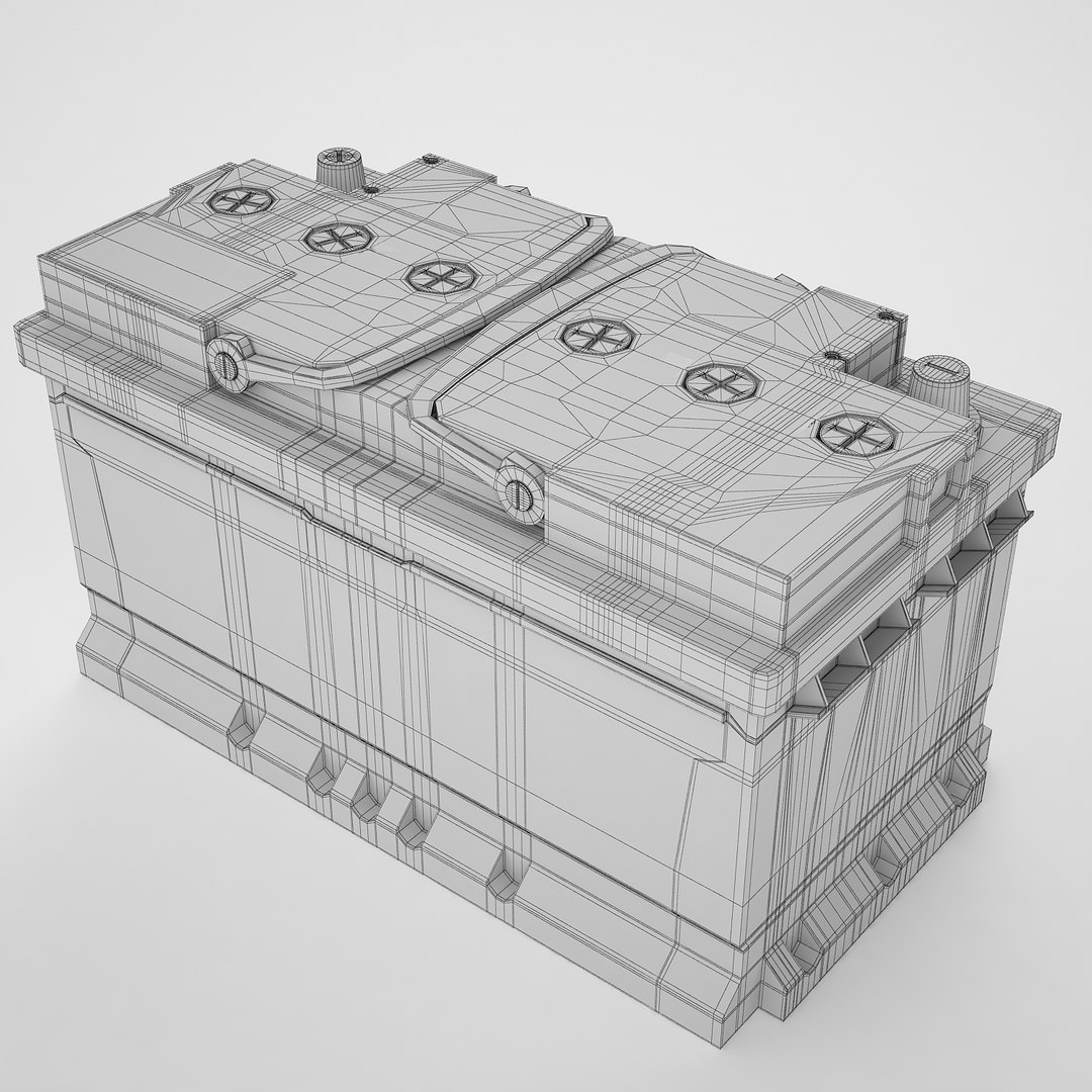Car Battery 3D - TurboSquid 1275896