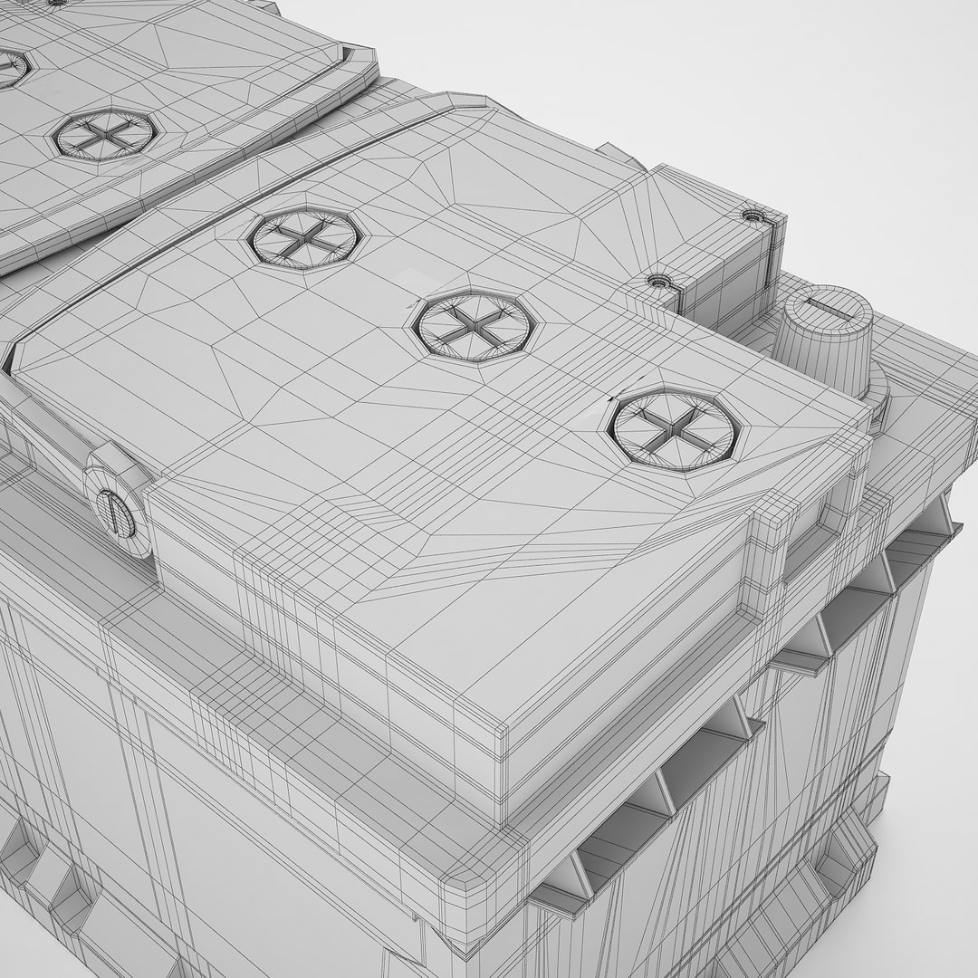 Car Battery 3D - TurboSquid 1275896