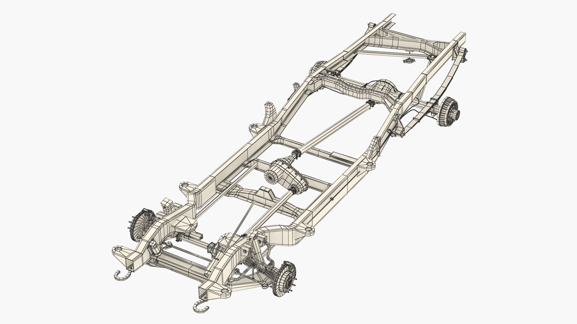3D PICKUP TRUCK CHASSIS 7 - TurboSquid 2208475