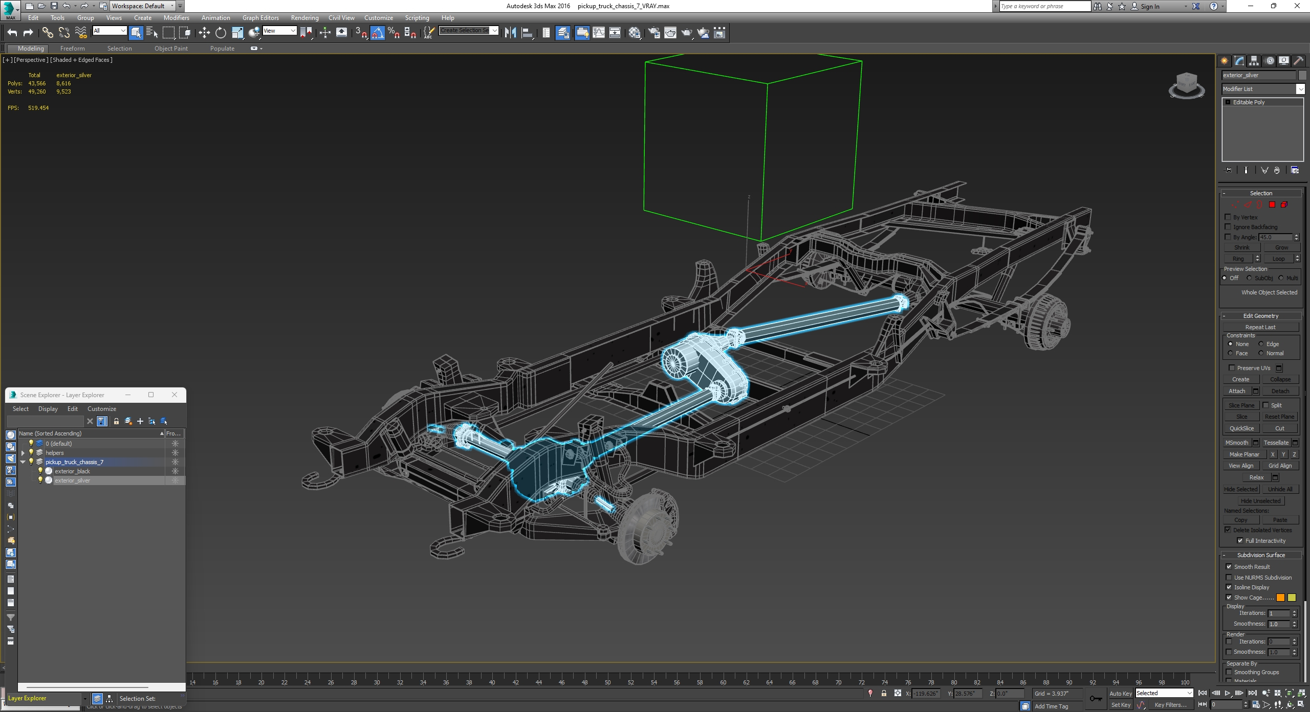 modelo 3d CHASIS DE AMIGO 7 - TurboSquid 2208475