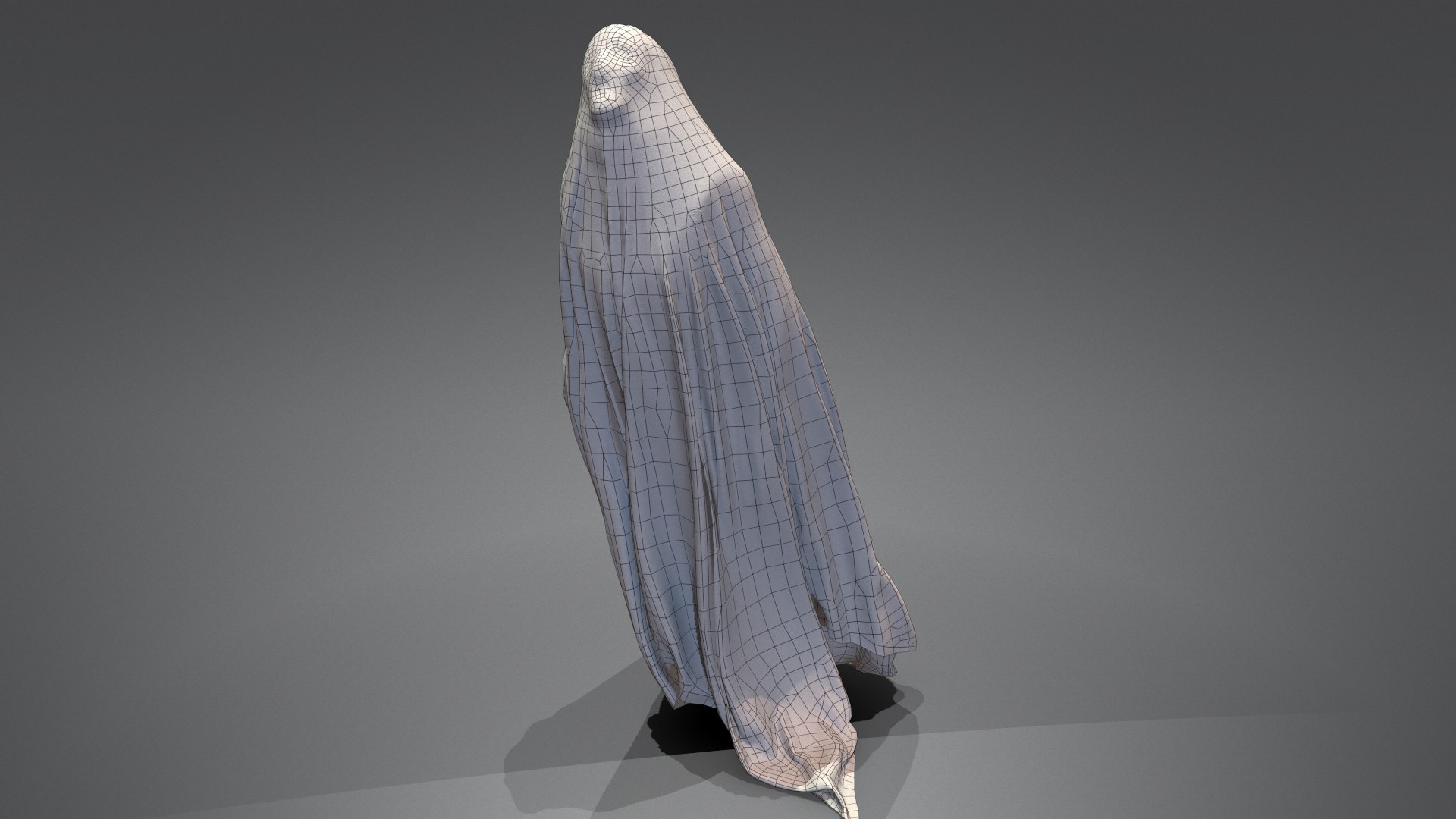 3D Black Ghost Pbr Model - TurboSquid 1472370
