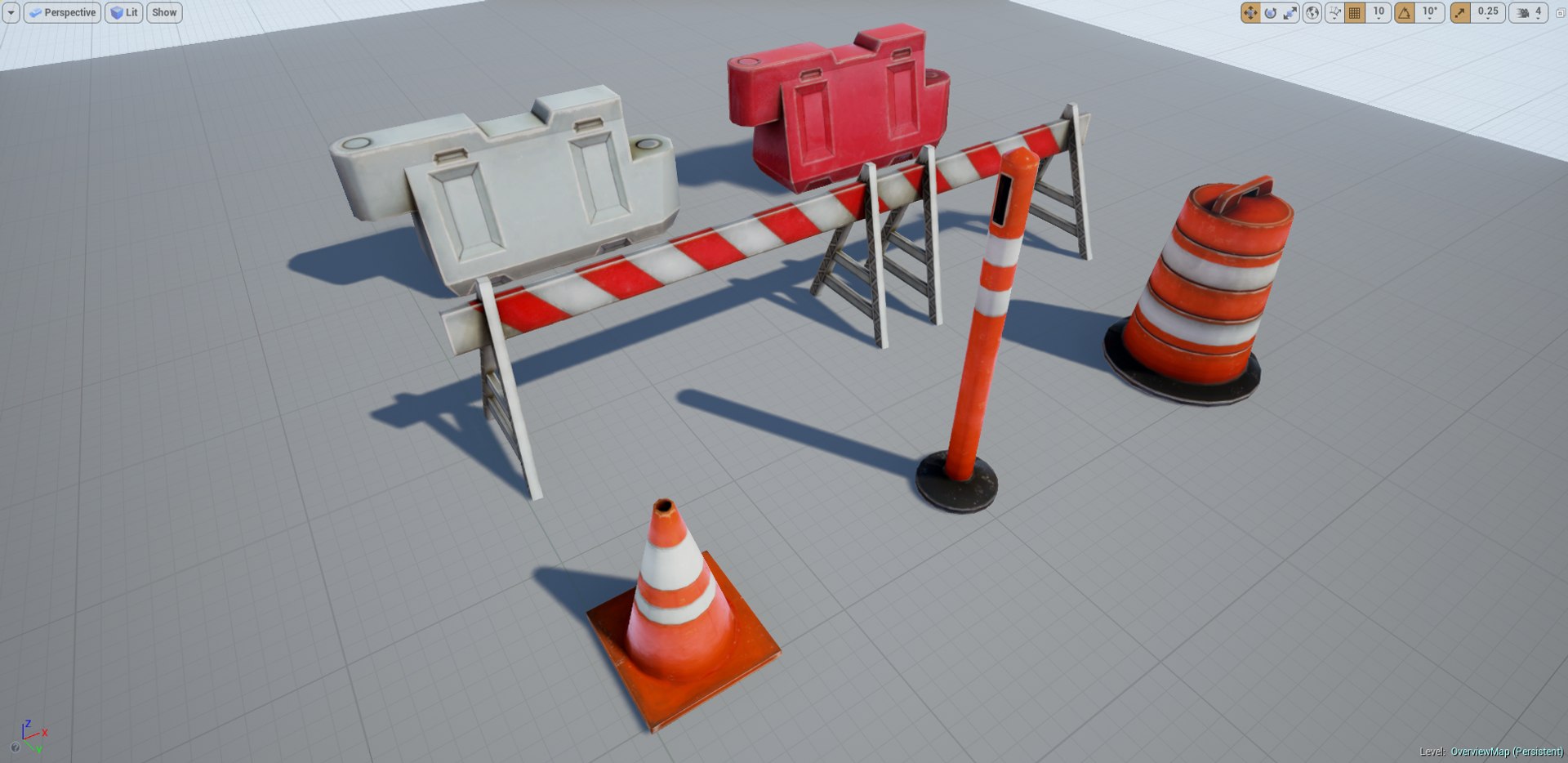 City Street Objects 3d Max