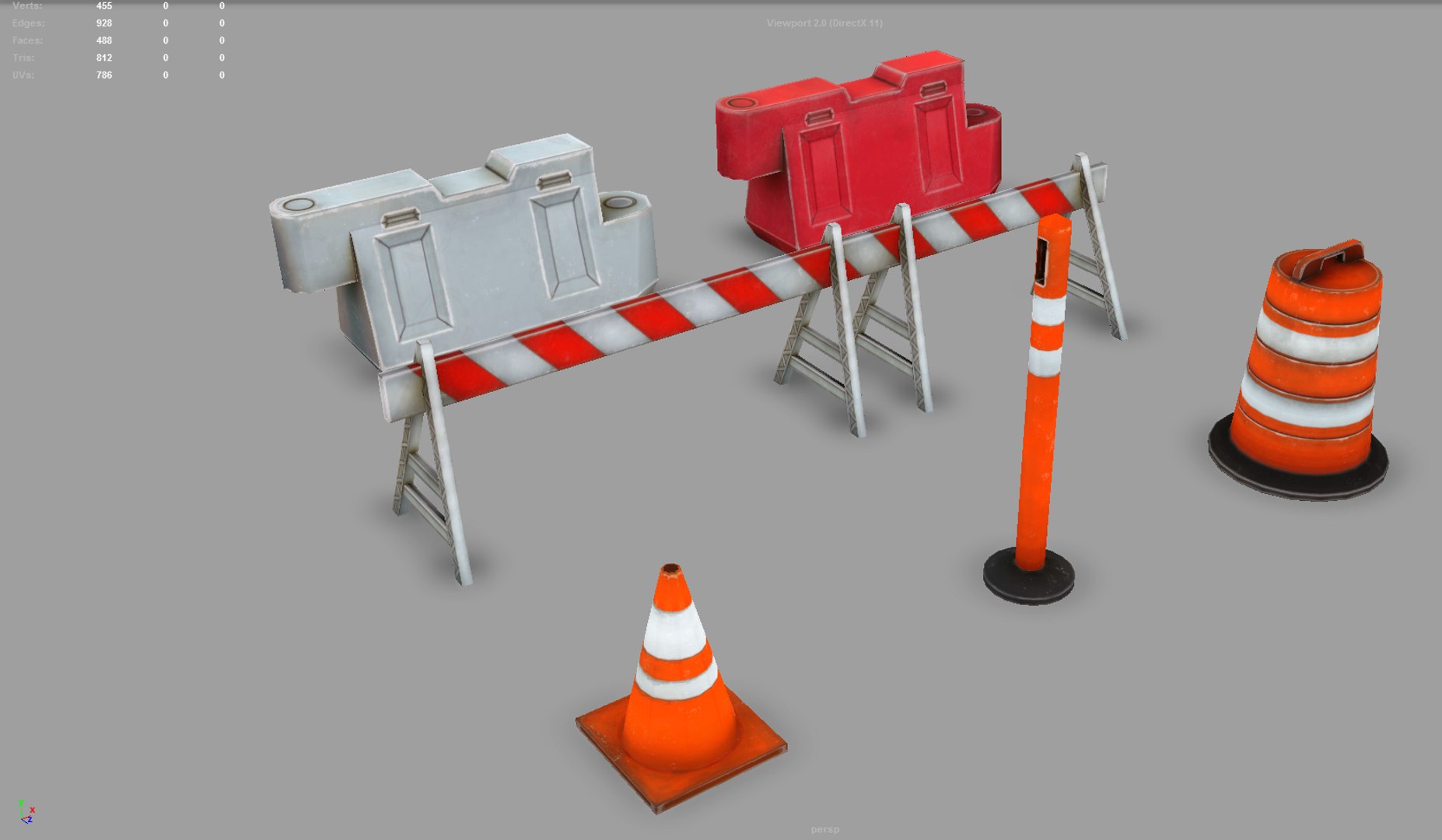 City Street Objects 3d Max