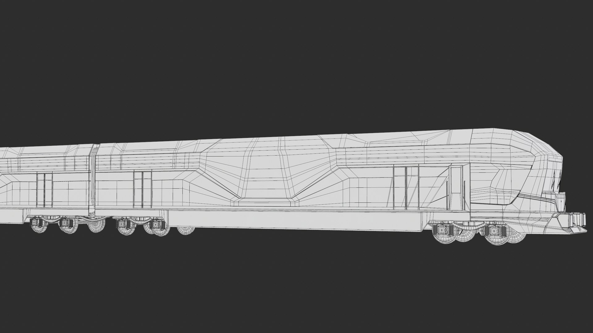 3D Sci-Fi Train Concept PBR Model - TurboSquid 2013114